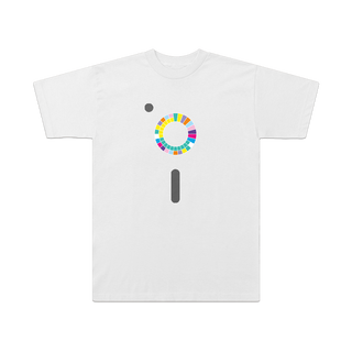Blue Monday Wheel White T-Shirt | New Order