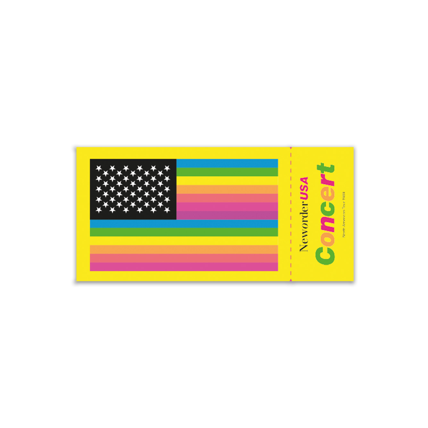 Concert Ticket Poster | New Order