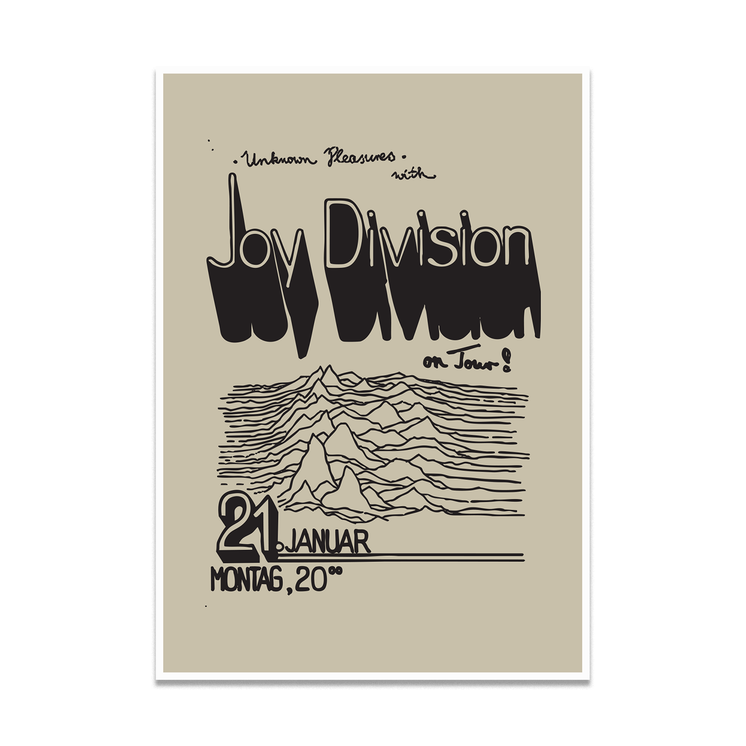 Joy Division On Tour! Print | New Order
